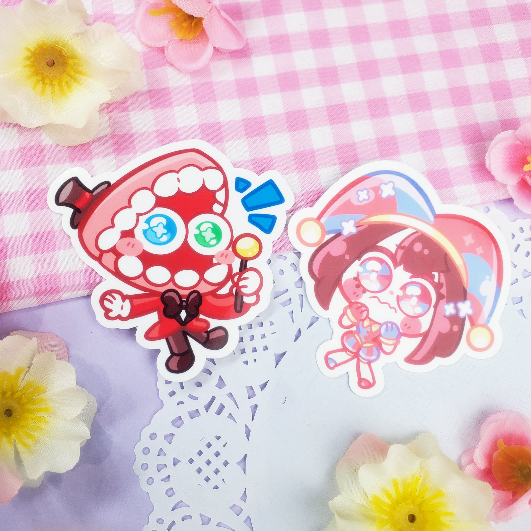 Amazing Digital Circus - Stickers, Die Cut Stickers – BotTwins