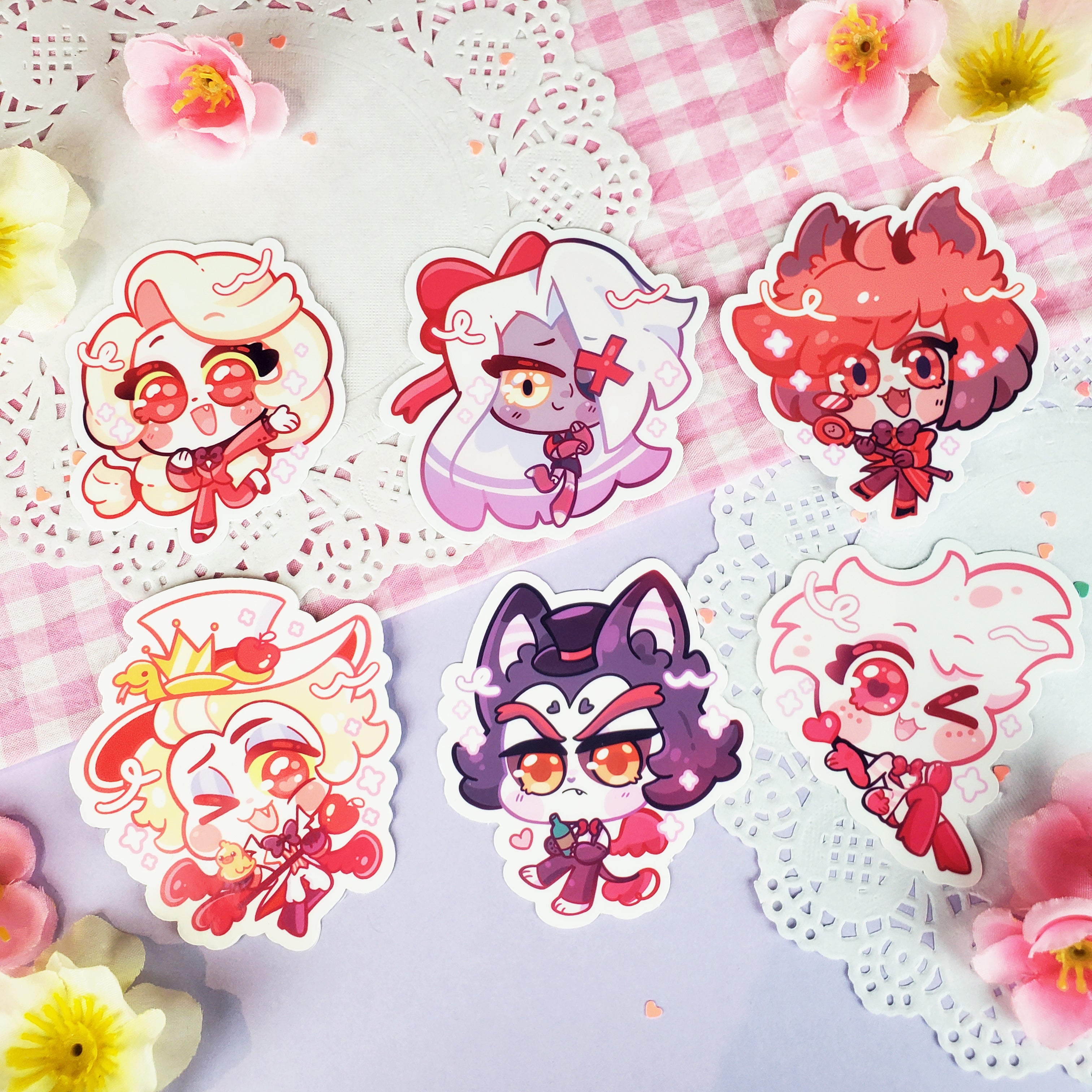 Hazbin Hotel - Chibi - Stickers, Die Cut Stickers – BotTwins