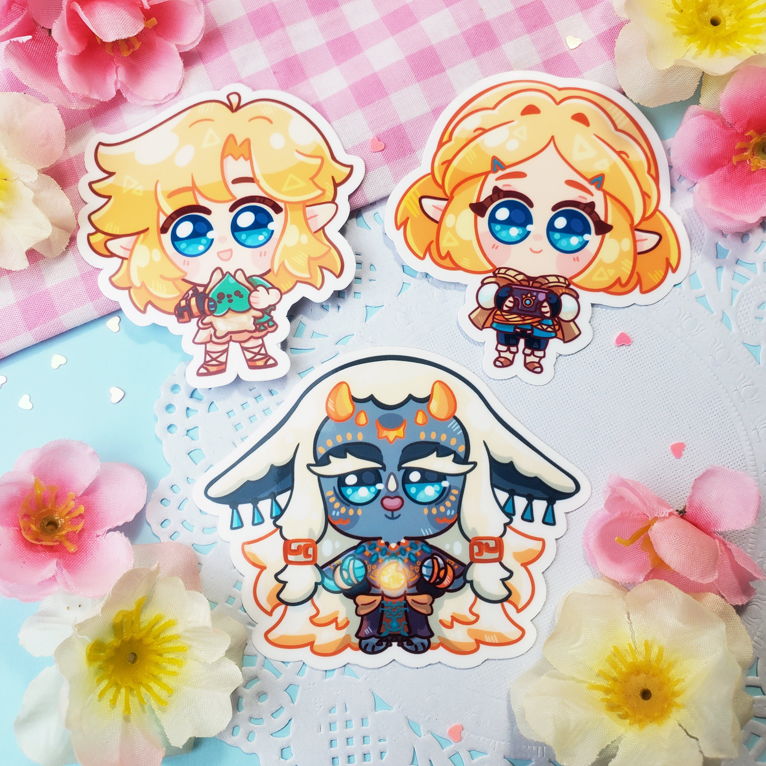 TOTK Zelda - Chibi - Stickers, Die Cut Stickers – BotTwins
