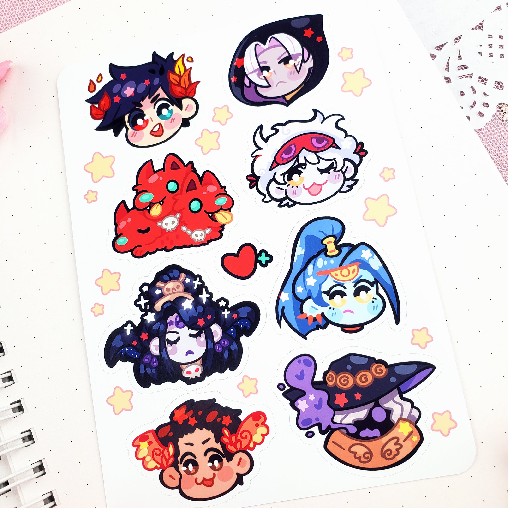 Hades Game - Kiss Cut - Sticker Sheet – BotTwins