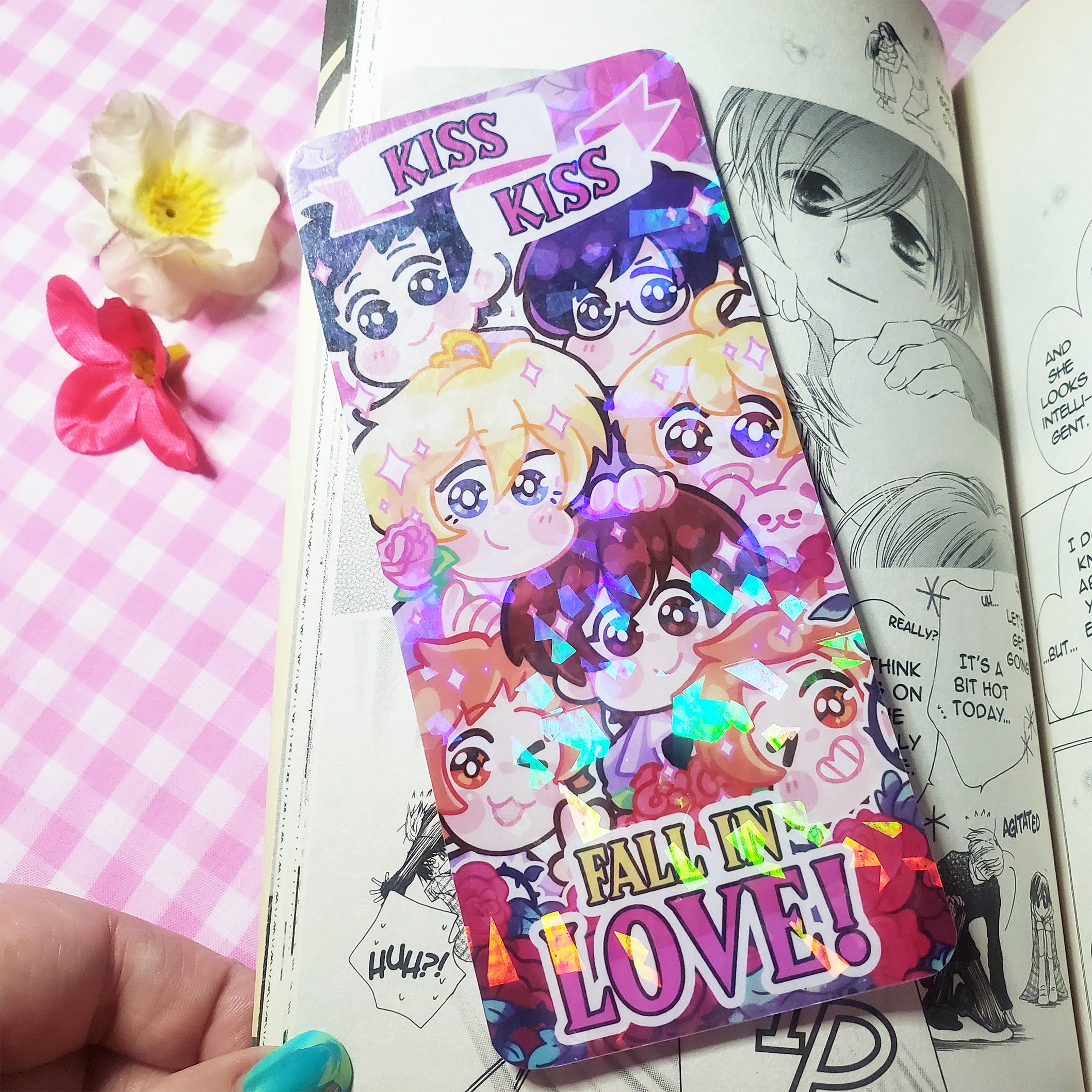 Kiss Kiss Host Club - Holographic Prism Bookmark – BotTwins